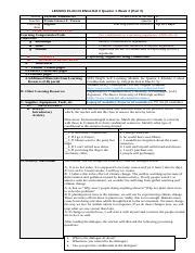 G Q Week Conditionals Part Docx Lesson Plan In English Quarter