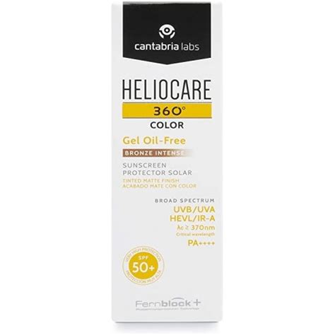 Heliocare 360º SPF 50 gel oil free bronze intense