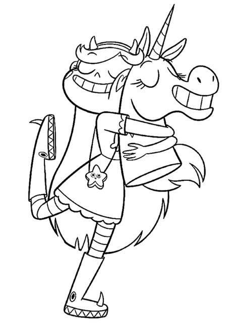 Star vs las fuerzas del mal para colorear y Pintar Imágenes Para