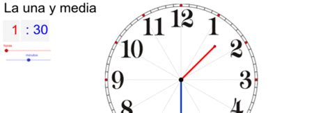 Aprende A Leer La Hora En Un Reloj De Agujas Geogebra