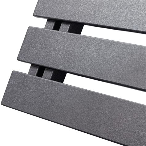 HSK Yenga Designheizkörper 600x1186mm Graphit Schwarz Seitenanschluss