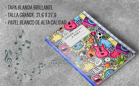 Cuaderno Musica Pauta Grande Todos Los Tipos De Cuadernos