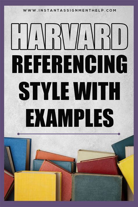 Master Harvard Referencing Style With Detailed Examples Harvard
