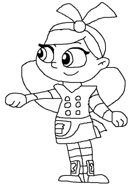 Hattie From Printable Alice S Wonderland Bakery Coloring Page Free