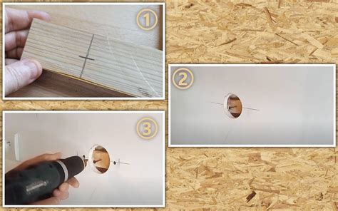 Comment Reboucher Un Trou De Scie Cloche Dans Du Placo