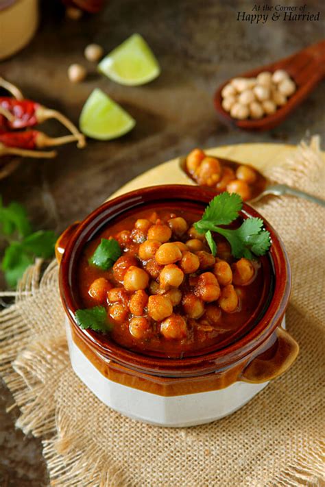 Choley Or Chana Masala Indian Chickpea Curry
