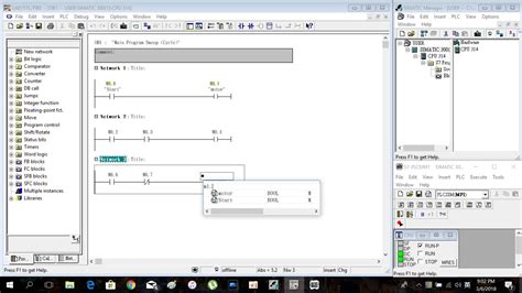 SIEMENS SIMATIC MANAGER STEP 7 Introduce S7 Normal Open NO Normal