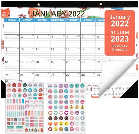 Amazon Desk Calendar Daily Large X Desk Wall