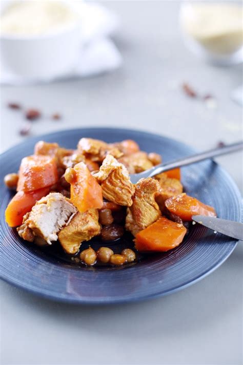 Sauté de dinde aux carottes épices et raisins secs chefNini