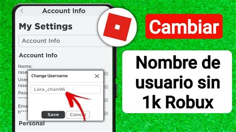 Cómo cambiar el nombre de usuario de Roblox gratis sin pagar 1000 Robux