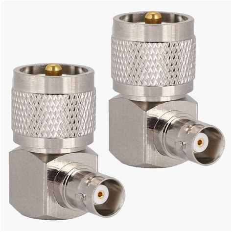 Amazon 2 PCS BNC Female To M Male Adapter Right Angle Elbow