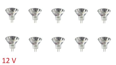 10x ZESTAW Żarówka Żarnik Halogen Reflektor MR16 GU5 3 12V 206lm 20W