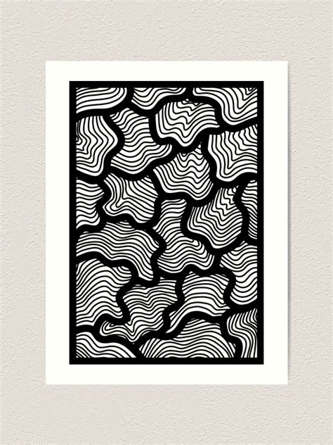 Squiggly Sharpie Art Print Atelier Yuwa Ciao Jp