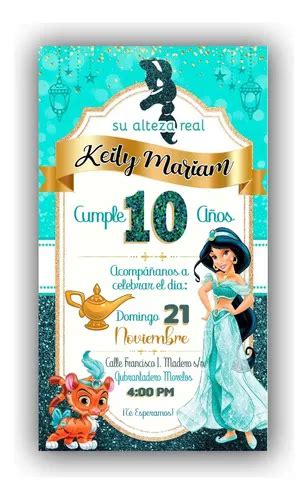35 Invitaciones En Físico Y 1 Digital De Jazmin Envío gratis