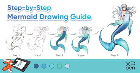 Share More Than 69 Mermaid Drawing Poses Nanoginkgobiloba Vn
