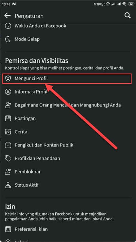 2 Cara Mengunci Profil Facebook