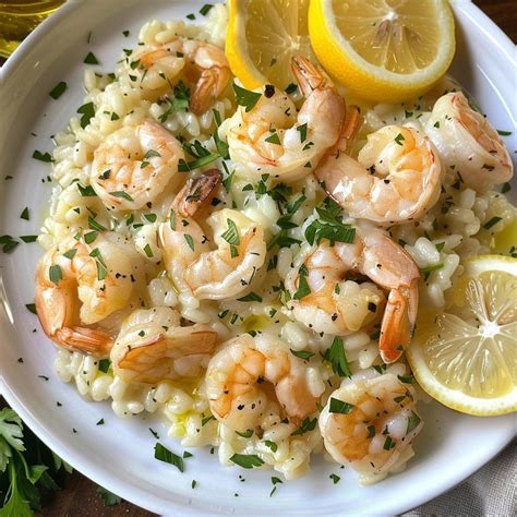 Receita de Risoto de Camarão ao Limão Siciliano que vai deixar você