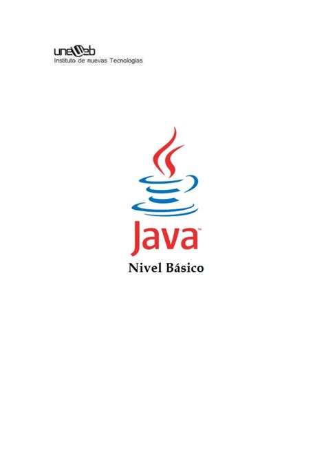 pdf de programación java nivel básico