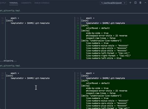 delta improves the git diff experience
