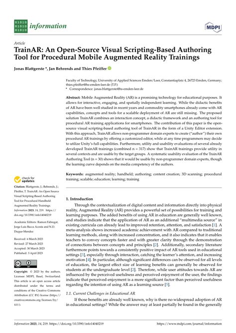pdf trainar an open source visual scripting based authoring tool for procedural mobile