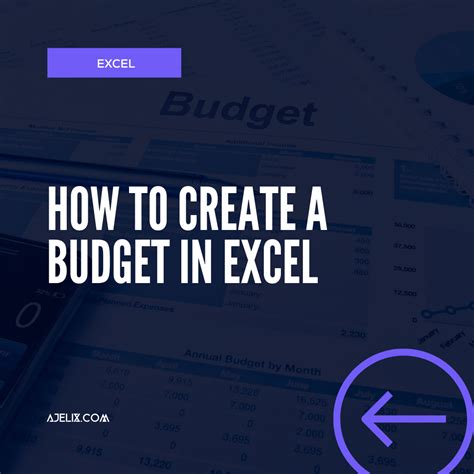 How To Create A Budget In Excel Ajelix