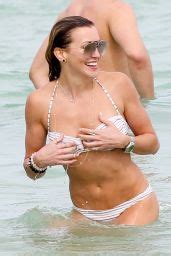 Katie Cassidy BIkini Candids At The Beach Im Miami 12 27 2015