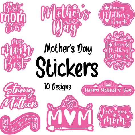 Printable Mothers Day Stickers