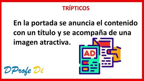 EL TRIPTICO FUNCIÓN Y CARACTERÍSTICAS YouTube