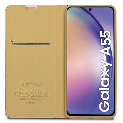 Etui Do Samsung Galaxy A G Eleganckie Zamykane Z Ote Ze Szk Em