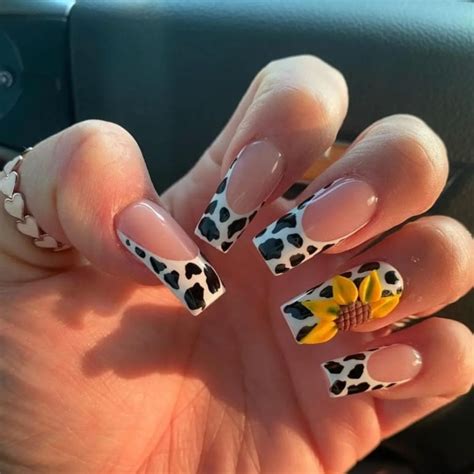 Cute Cow Print Nail Designs You Will Adore