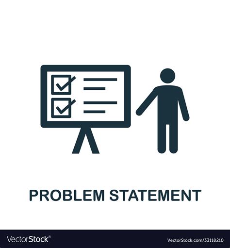 Problem Statement Icon Simple Element From Vector Image