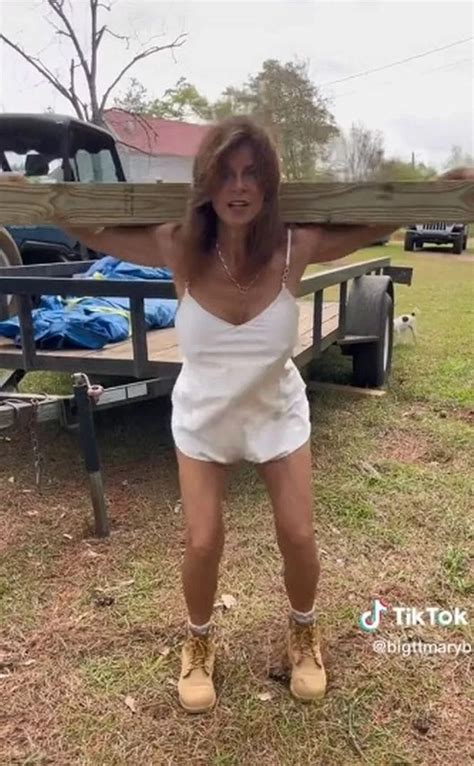 I M A Country MILF I Lift Heavy Wood And Work At The Farm Topless