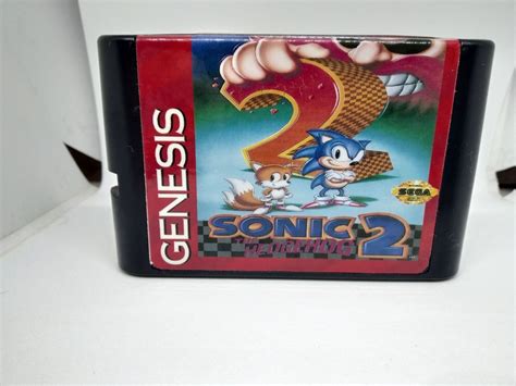 Fita Cartucho Sonic 2 The Hedgehog Para Sega Mega Drive Genesis