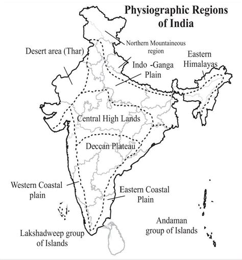 Great Indian Desert Physical Map
