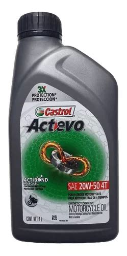 Aceite Moto Actevo W Castrol Actevo W T Mercadolibre