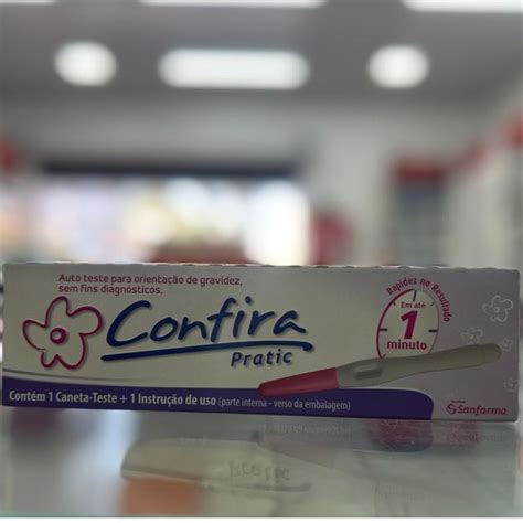TESTE DE GRAVIDEZ CONFIRA PRATIC Shopee Brasil