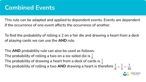 Combined Events Probability Gcse Maths Steps Examples
