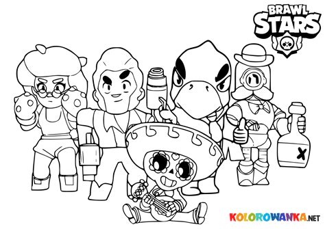 Kolorowanki Brawl Stars Do Wydruku