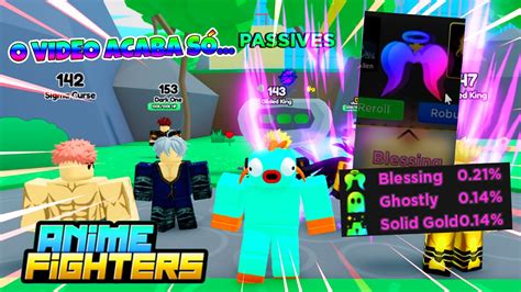 SE EU NÃO PEGA ESSAS PASSIVAS O VIDEO ACABA NO ANIME FIGHTERS SIMULATOR