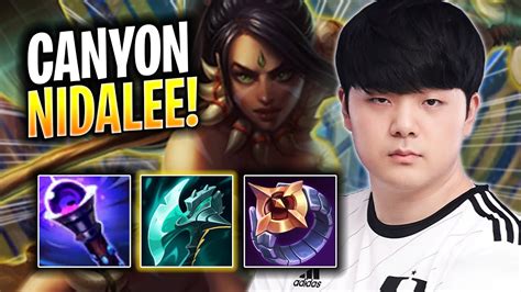 CANYON IS READY TO PLAY NIDALEE DK Canyon Plays Nidalee JUNGLE Vs