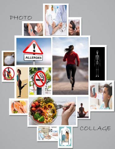 Photo Collage Ways On How To Prevent Non Communicable Diseases