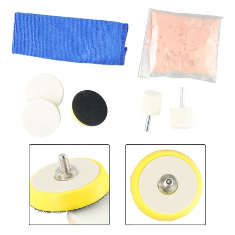 Windshield Glass Polishing Kit Car Windscreen Scratch Remover 50G