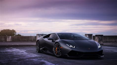 Lamborghini Huracan Black Wallpaper