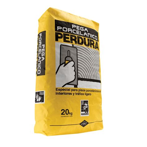 PEGA PORCELANICO PERDURA BLANCO 20 KG The Home Depot México