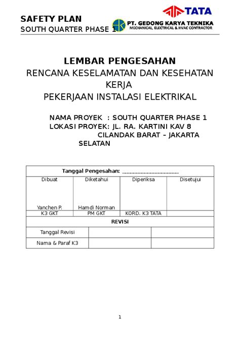 Detail Contoh Laporan Harian K3 Proyek Koleksi Nomer 39