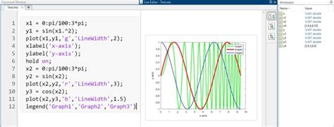 how to plot multiple lines in matlab
