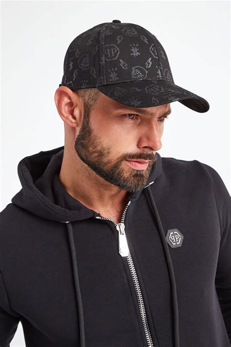 CZAPKA Z DASZKIEM PHILIPP PLEIN Czarny UAC0162 PTE003N 02 Sklep Velpa Pl
