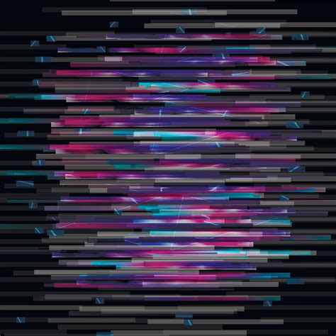 Glitch Tv Vector Template Effect Noise Distortion Interference On The