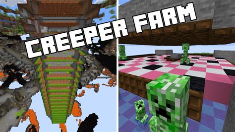 Easy Creeper Farm Tutorial Minecraft 1 16 Java YouTube
