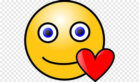 Emoticon Sonriente Amor Corazon Amor Ojos S Amor Cara Coraz N Png